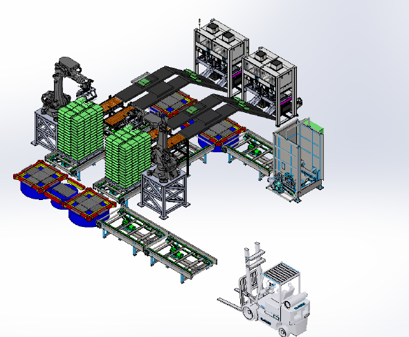 Robot Palletizer & Conveyor System – Alphamaster Industrial